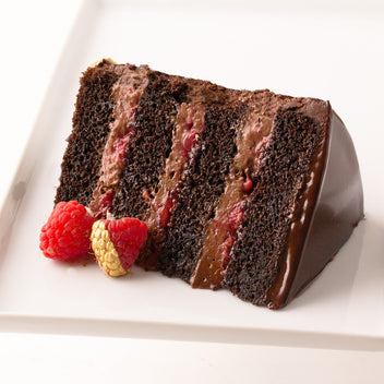 Double Dark Chocolate Raspberry Cake – Bittersweet Pastry Shop