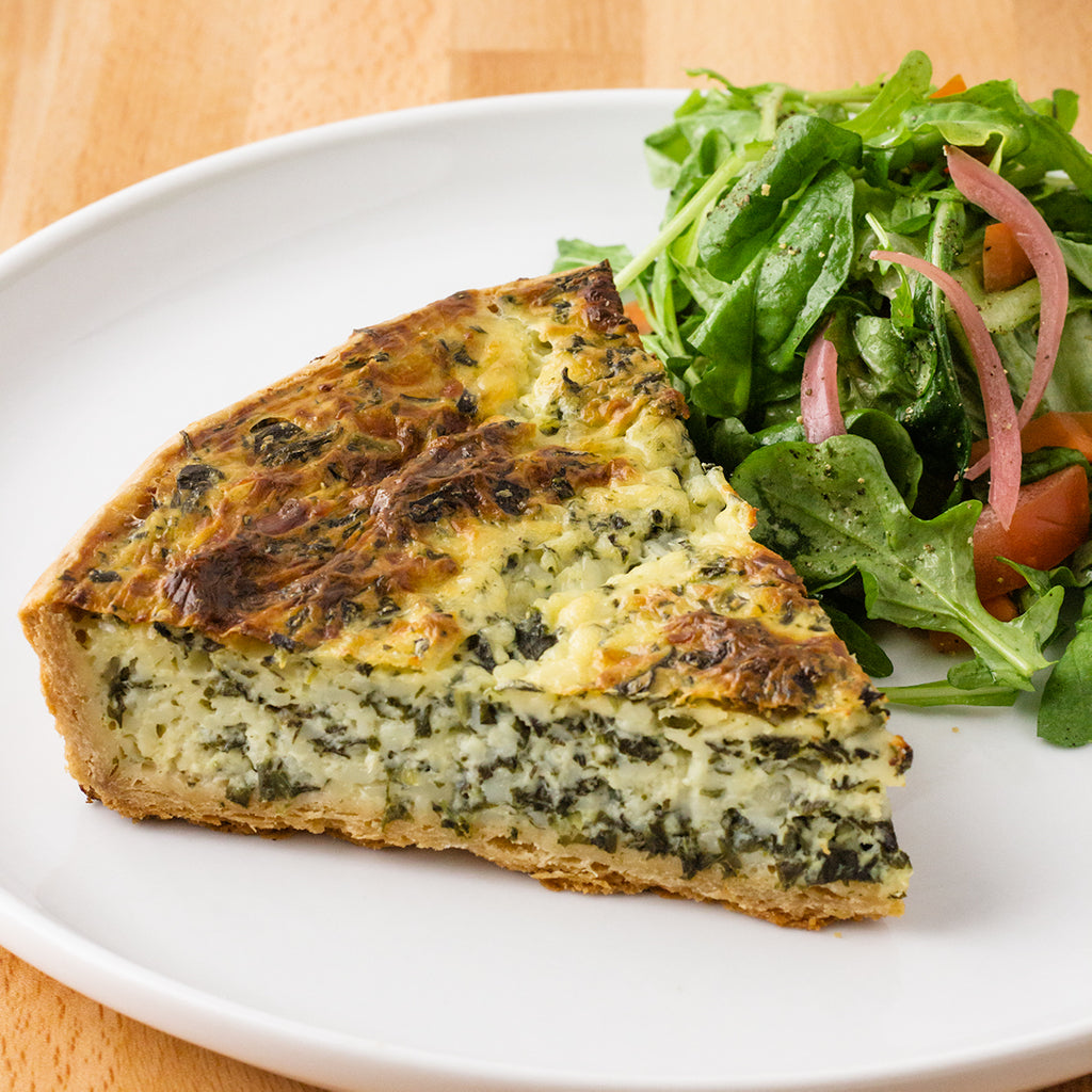 Spinach Ricotta Quiche – Bittersweet Pastry Shop